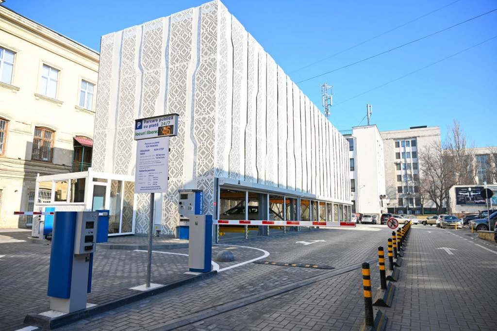 (foto) În Chișinău a fost deschisă prima parcare automatizată. Care ...